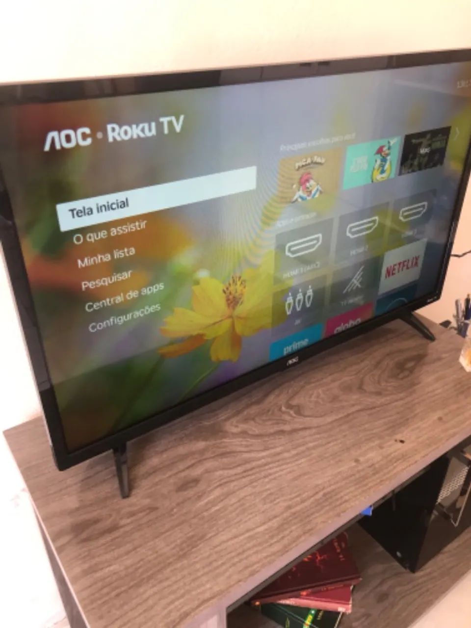 Smart TV AOC Roku 32" - Pouco Usada - Ótimo Estado! - TVs - Morro do ...