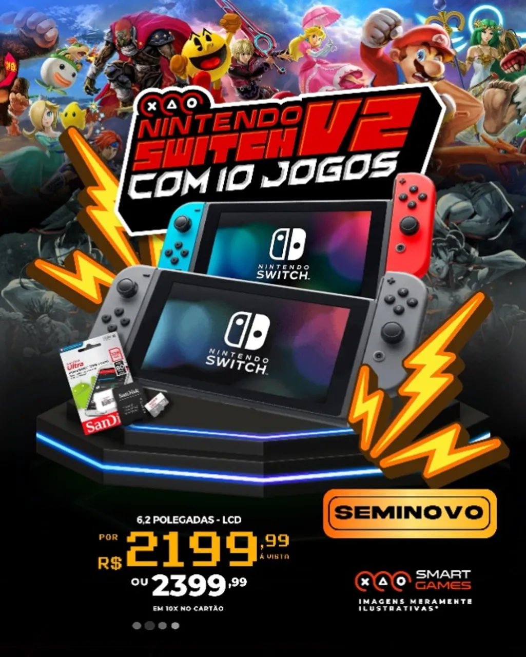 "nintendo 10" no Brasil