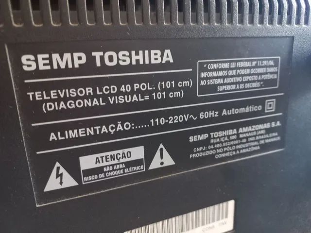 Tv toshiba 40 polegadas | +115 anúncios na OLX Brasil