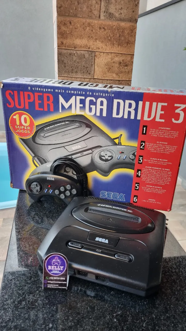 "mega drive 3" no Brasil