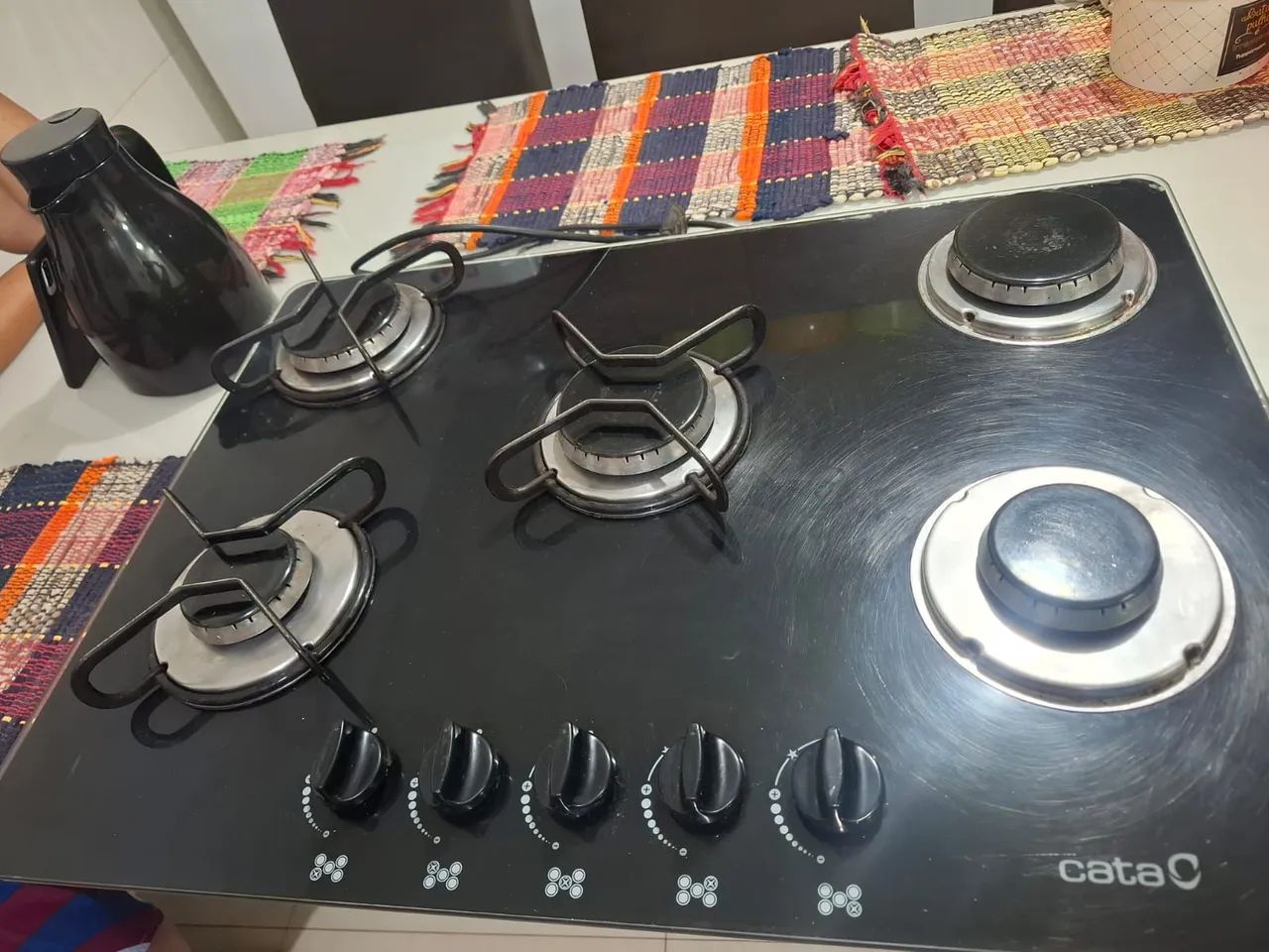 Cooktop Cata 5 Bocas - Design Moderno - Fogões e Fornos - Recanto das ...
