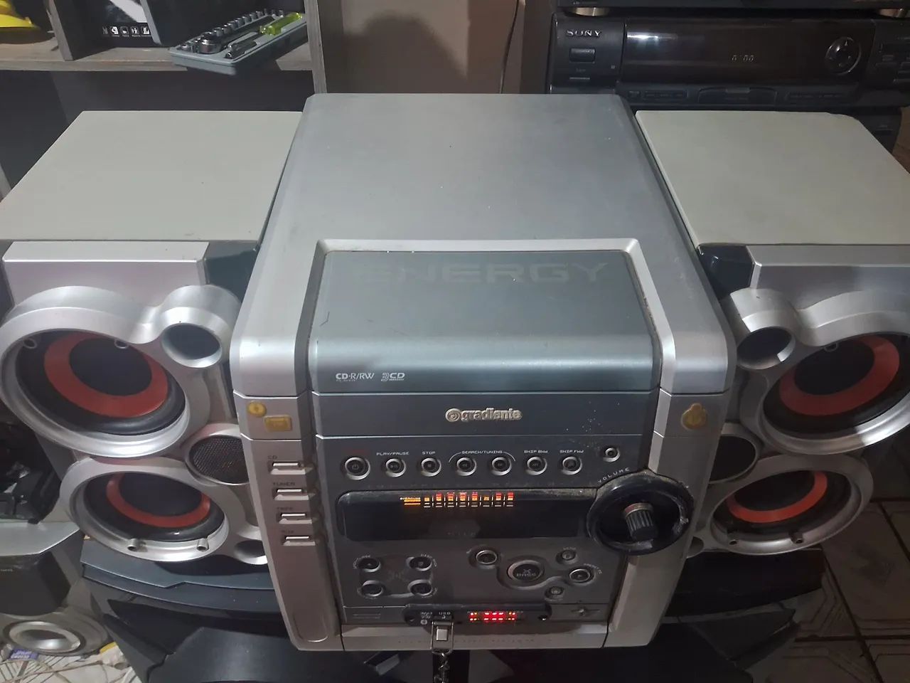 Mini System Gradiente com DVD e Caixas toshiba - Aparelhos de Som - São Luiz Gonzaga, Cachoeiro ...