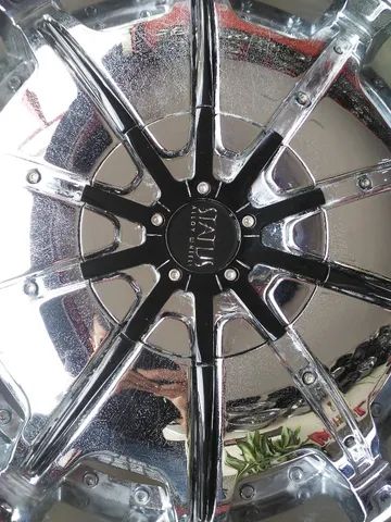 Rodas aro 20 status alloys wells 5x114 20x7,5 cromada - Carros, vans e ...
