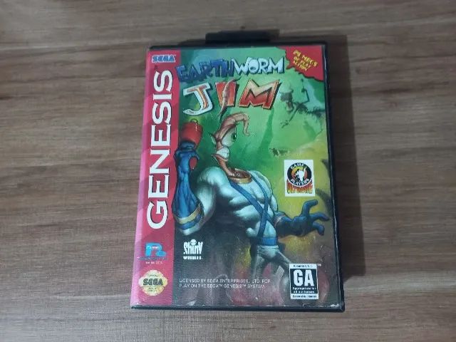 Earthworm Jim Original Completo Sega Genesis (ler descrição) - Jogos de ...