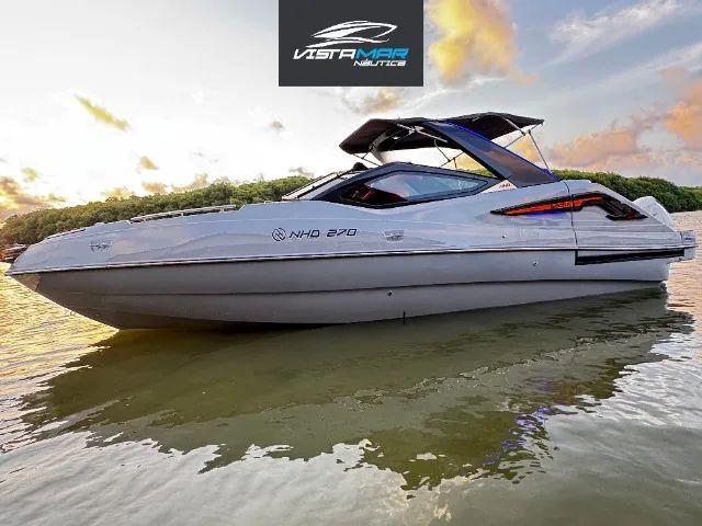 Lancha NHD 270 (265 nomenclatura Internacional) Open com motor de Popa 4T - Zero Milhas - Barcos ...