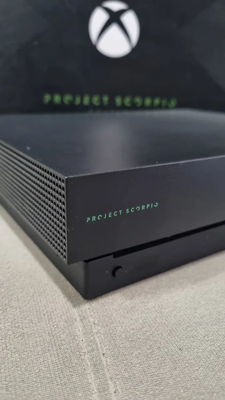 X-BOX ONE X - SCORPION EDITON - Consoles de Vídeo Game - Aviação, Praia ...