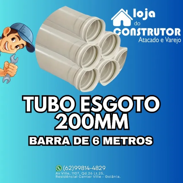 "tubo pvc 200mm" no Brasil