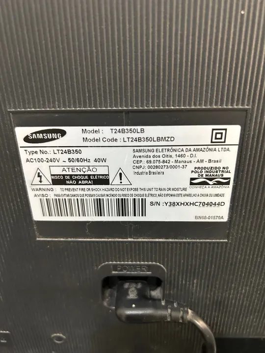 "tv monitor samsung 24 polegadas lcd" no Brasil