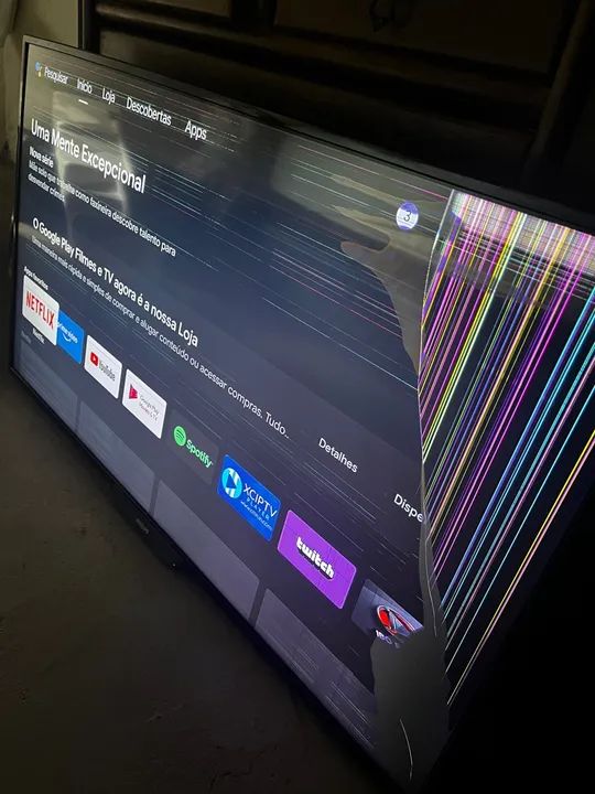TV Philips 43 polegadas com tela quebrada - TVs - Serra, Belo Horizonte ...