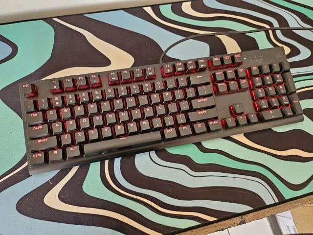 Teclado Mecânico Gamer Corsair K60 RGB PRO Low Profile - Switch Cherry ...
