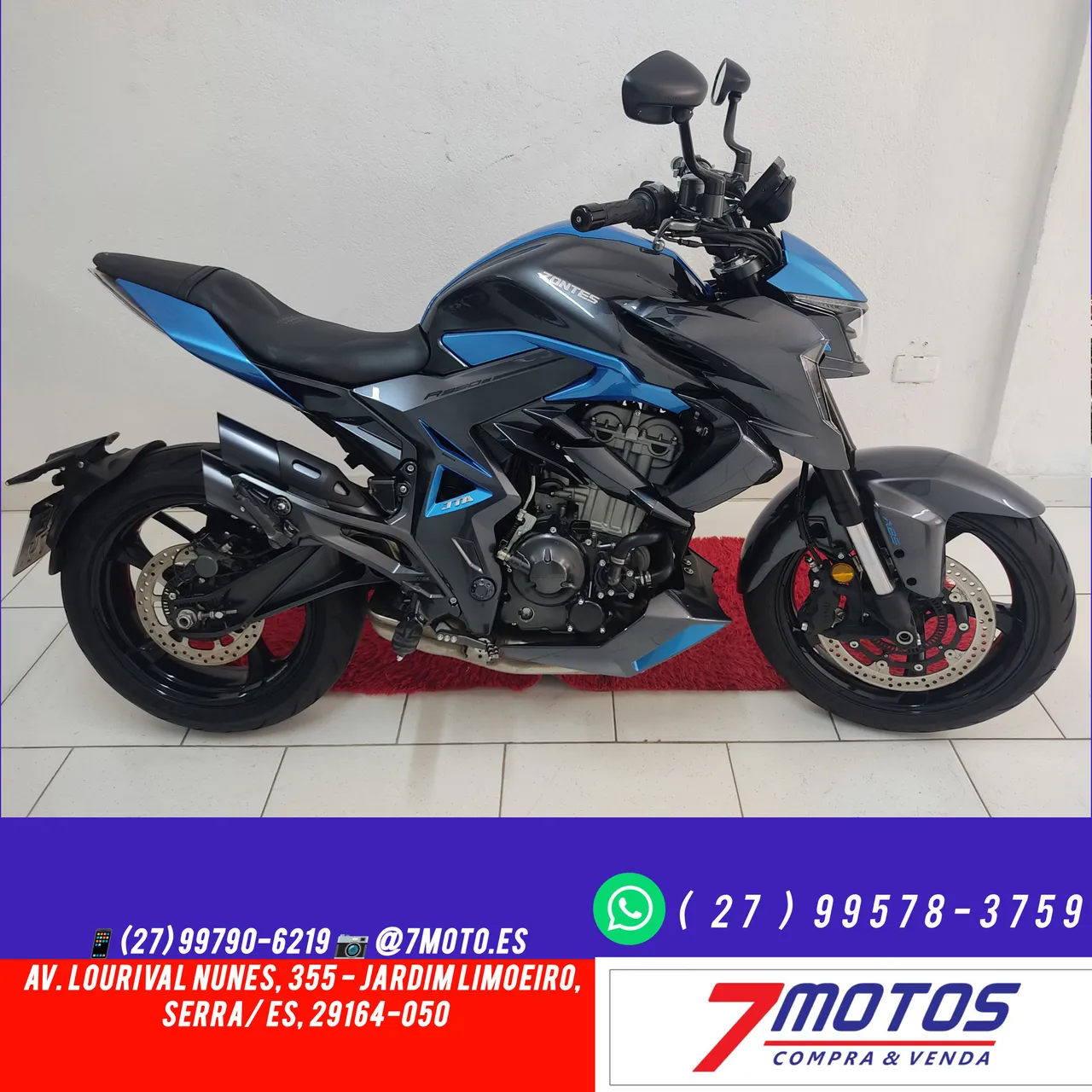 Motos Zontes R 350 no Brasil