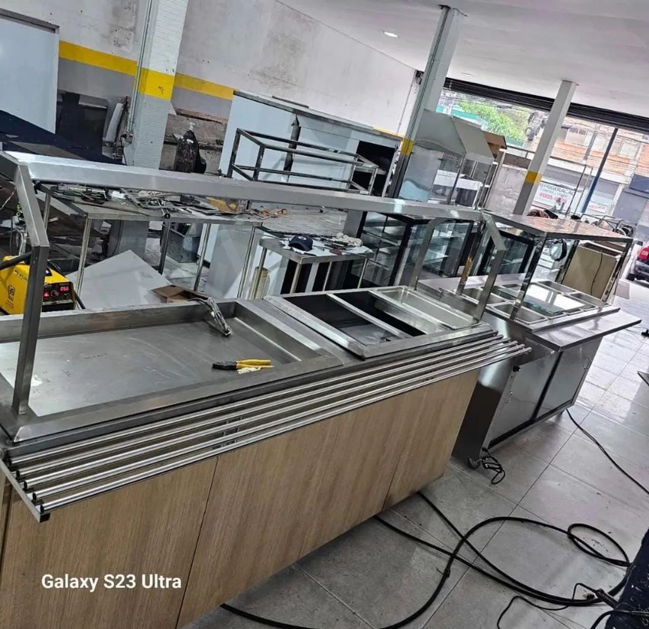 Self service inox industrial para restaurantes, buffet - Gastronomia e ...