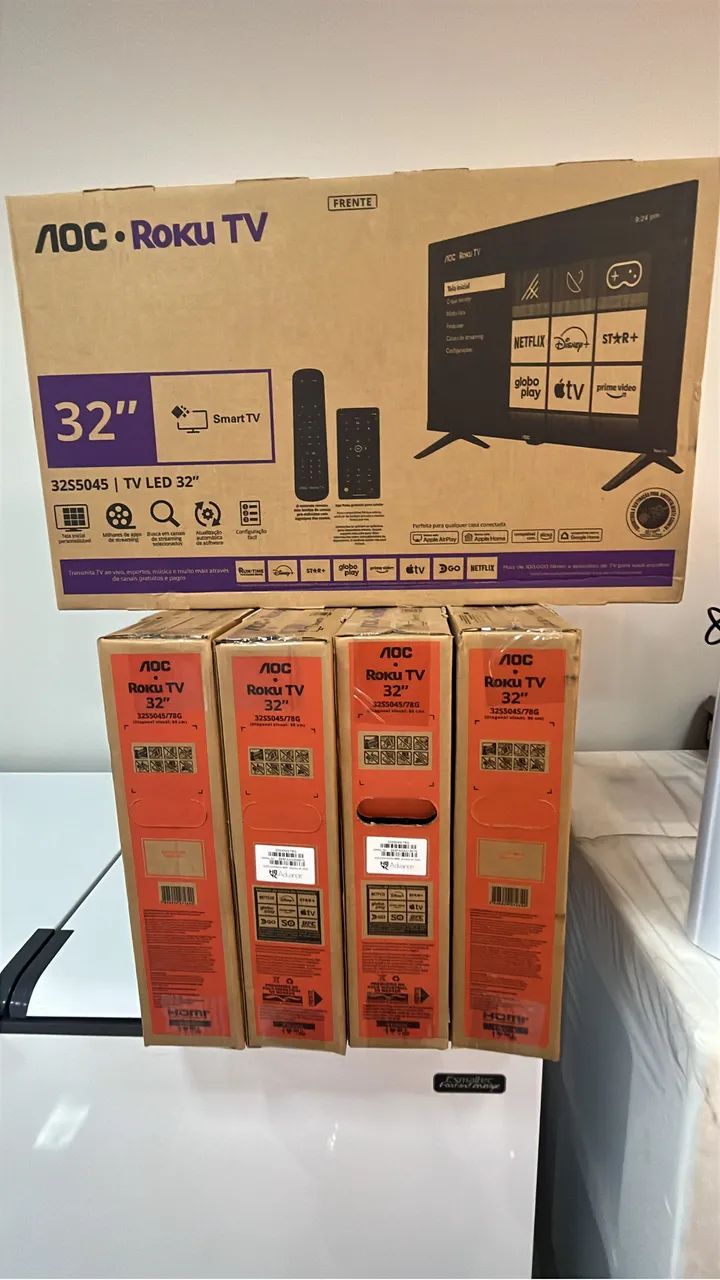 SMART TV AOC- PHILPS 32 HD TOKU - TVs - Lago Azul, Manaus 1505109956 | OLX