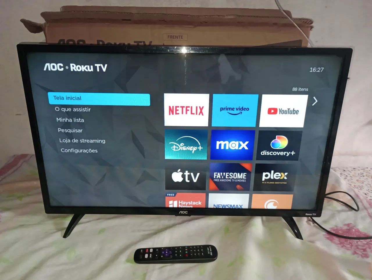 "smart tv aoc 32 polegadas" no Brasil