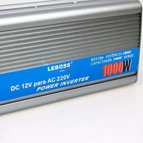 Inversor 12v Para 220v Potência 1000w Transformador Tensão Lb-521a - Chumbo - Carros, vans e ...