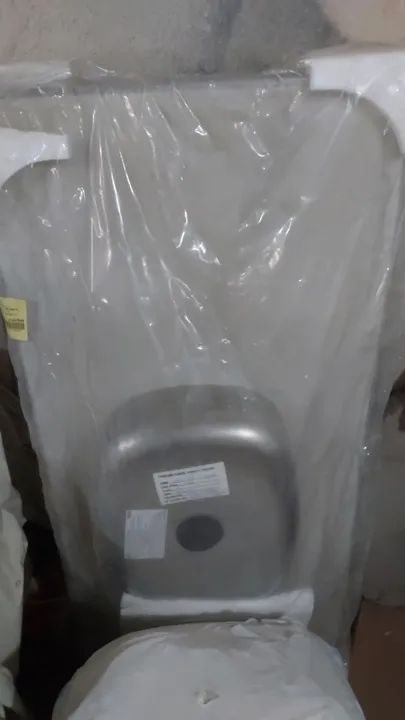 Pia de cozinha em aço inox nova + vaso sanitario deca novo ...