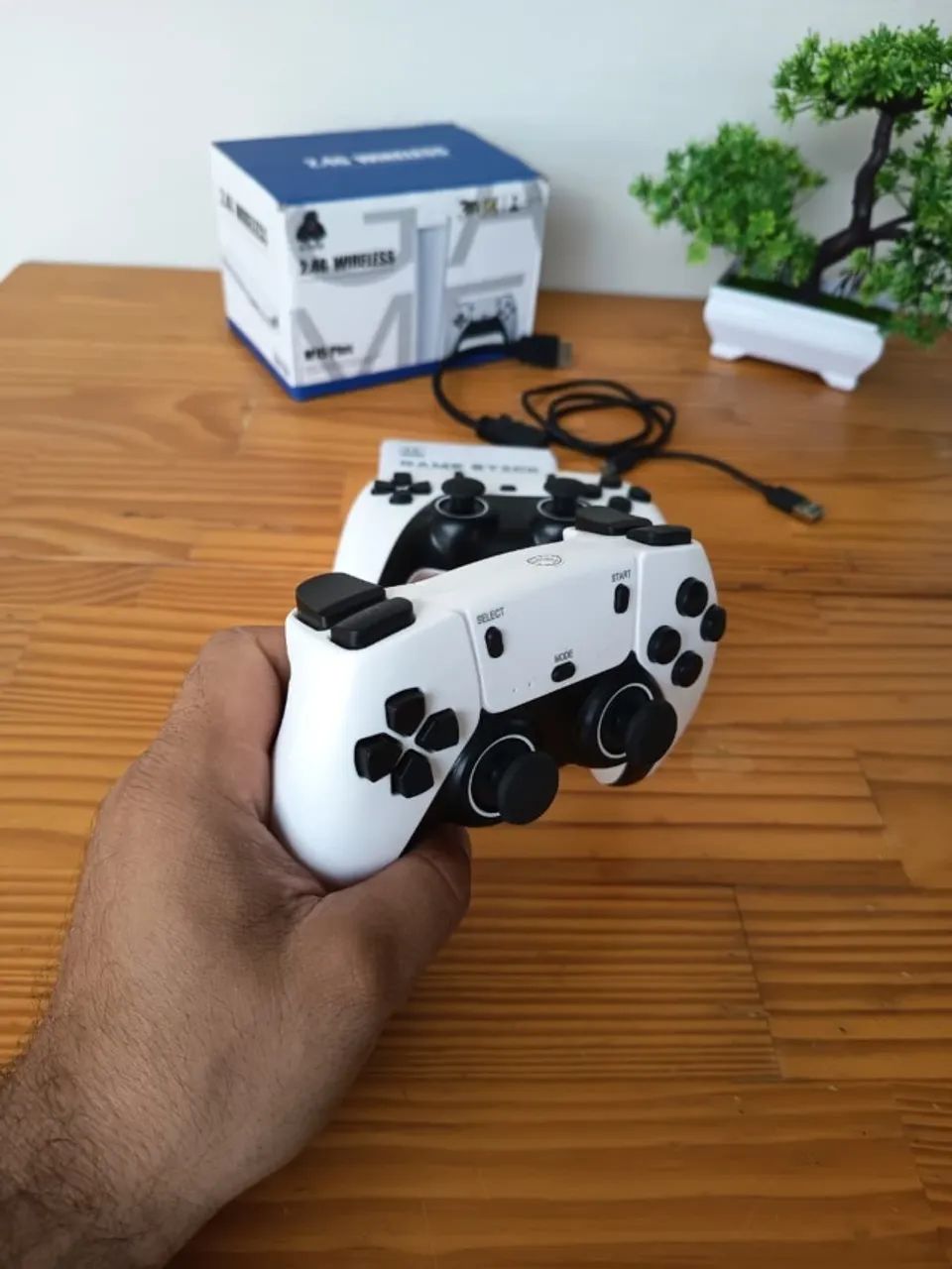 Console Game Stick Hdmi = 20 Mil Jogos + 2 Controles Sem Fio - Peças e ...