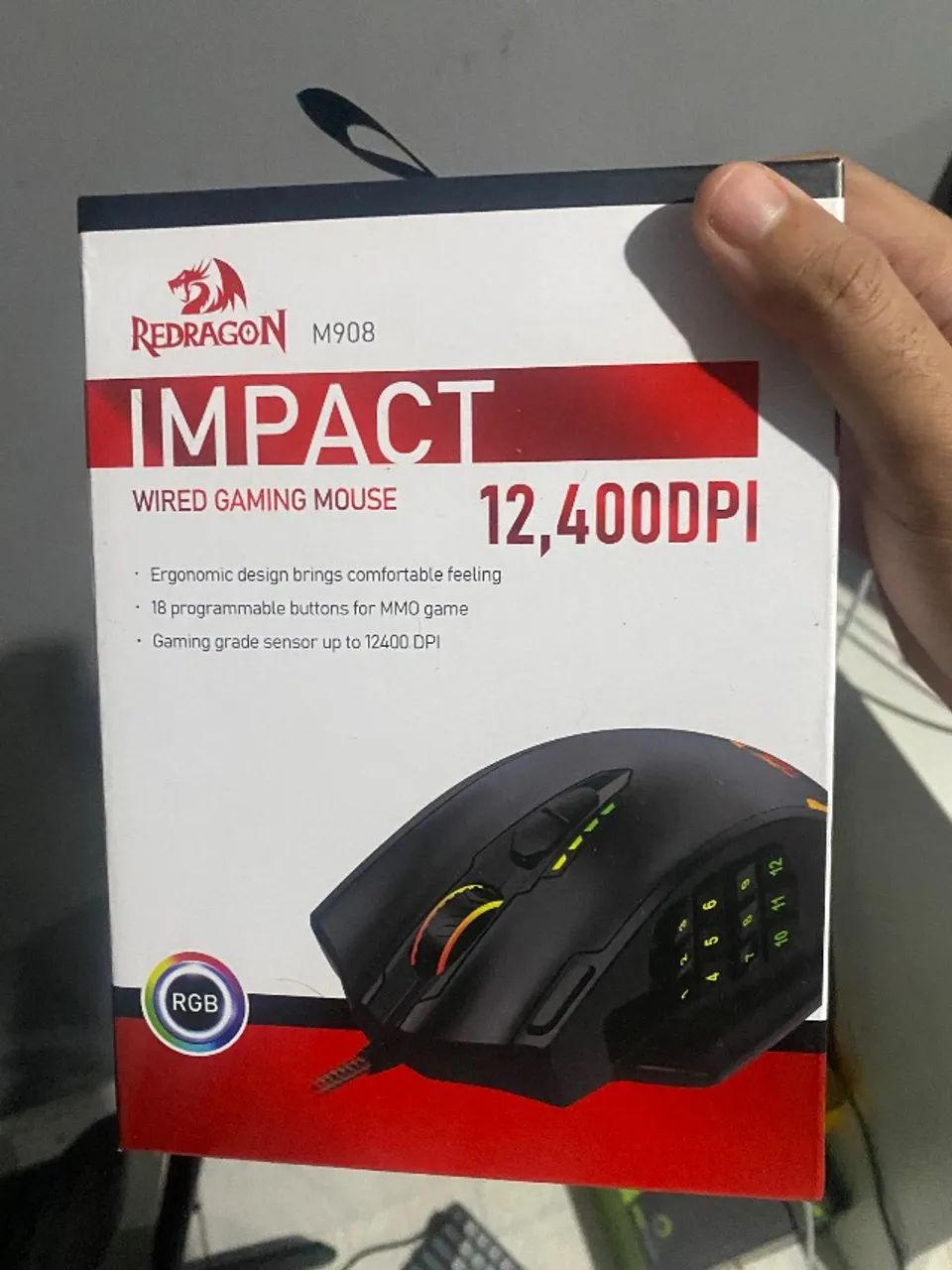 Mouse red dragon impact - Periféricos e Acessórios de Computador - São ...