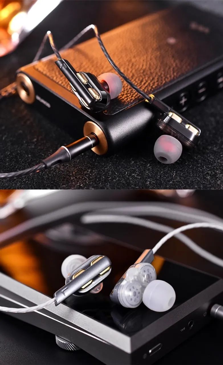 Fone QKZ ak4 com dois drivers para jogos e músicas - Fones de Ouvido ...