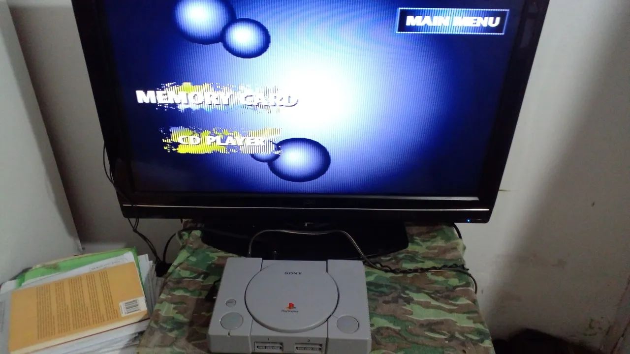 PlayStation Ps1 -FAT- SCPH-7001 Cinza - Consoles de Vídeo Game - Setor ...