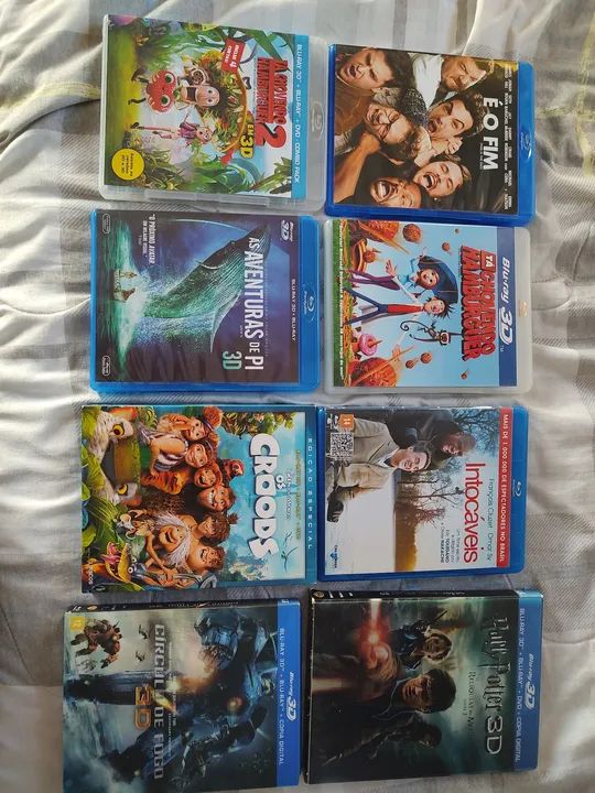 Kit com 8 Filmes Blu-ray/Blu-ray 3D - DVD, Blu-Ray e Vídeo Cassete - Centro, Curitiba 1383707823 ...