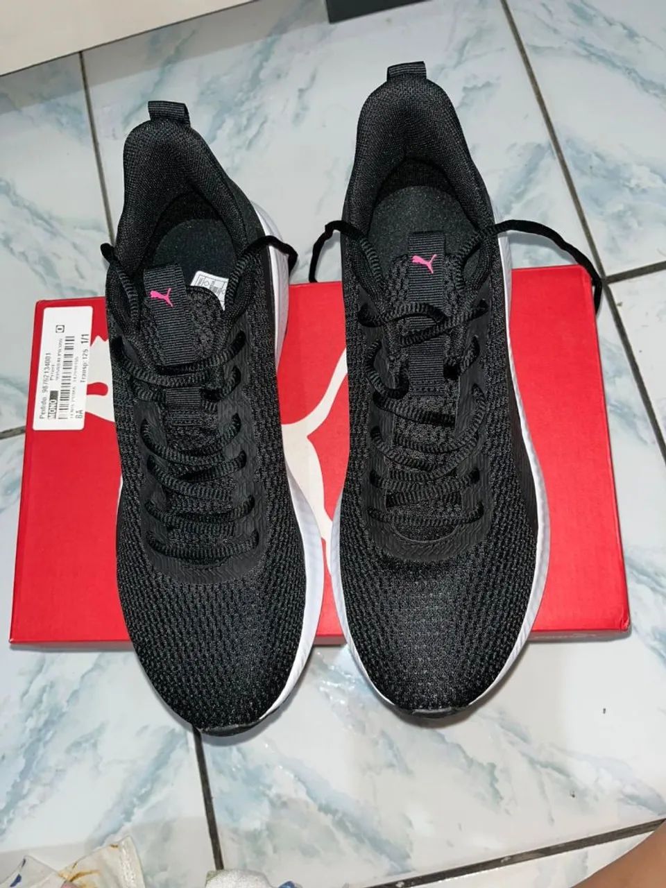 Tênis Puma Flyer Lite 3 Feminino Preto/Rosa - TAMANHO 38 (NOVO NA CAIXA ...