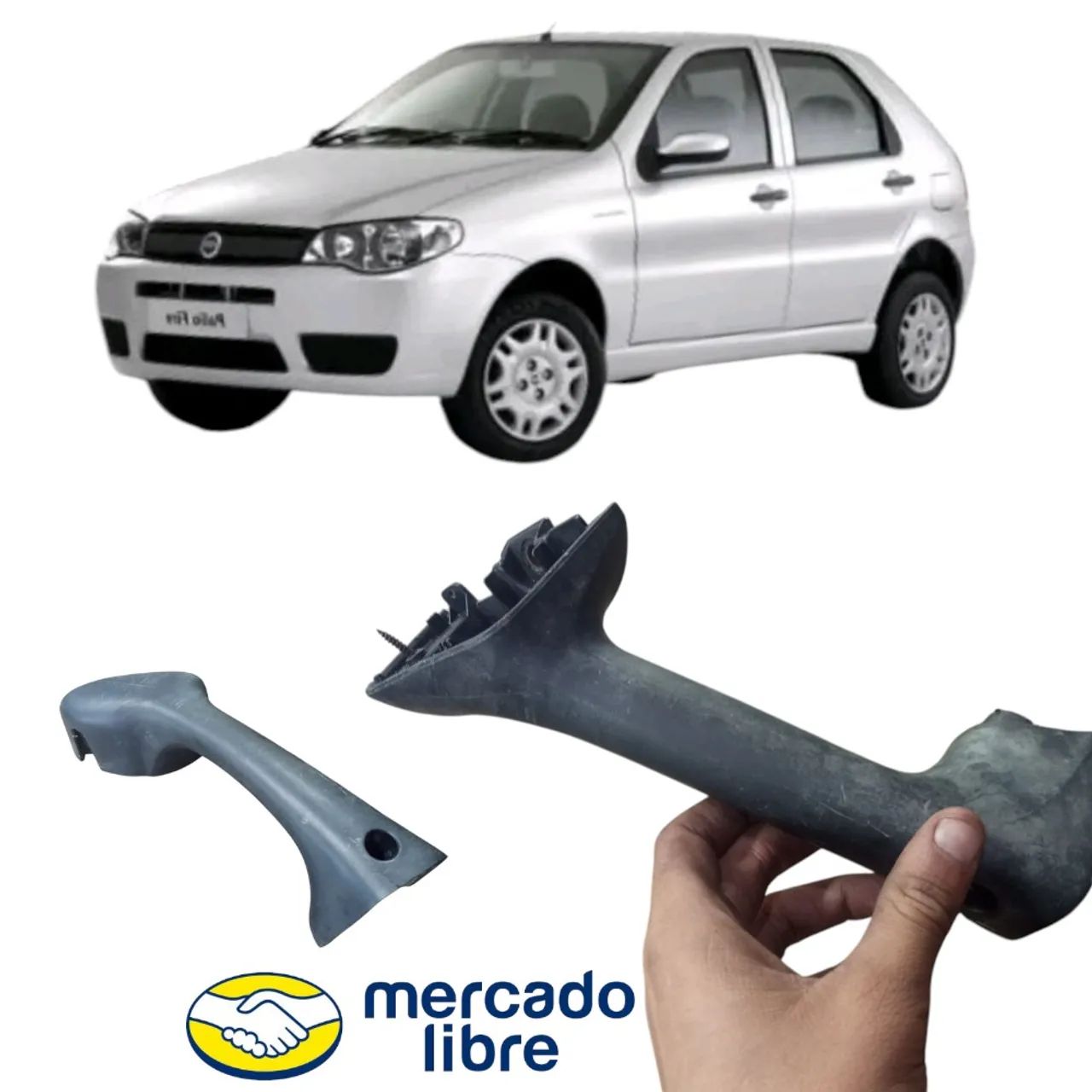 Puxador Porta Interna Direita Fiat Palio Siena 715294 - Peças para ...