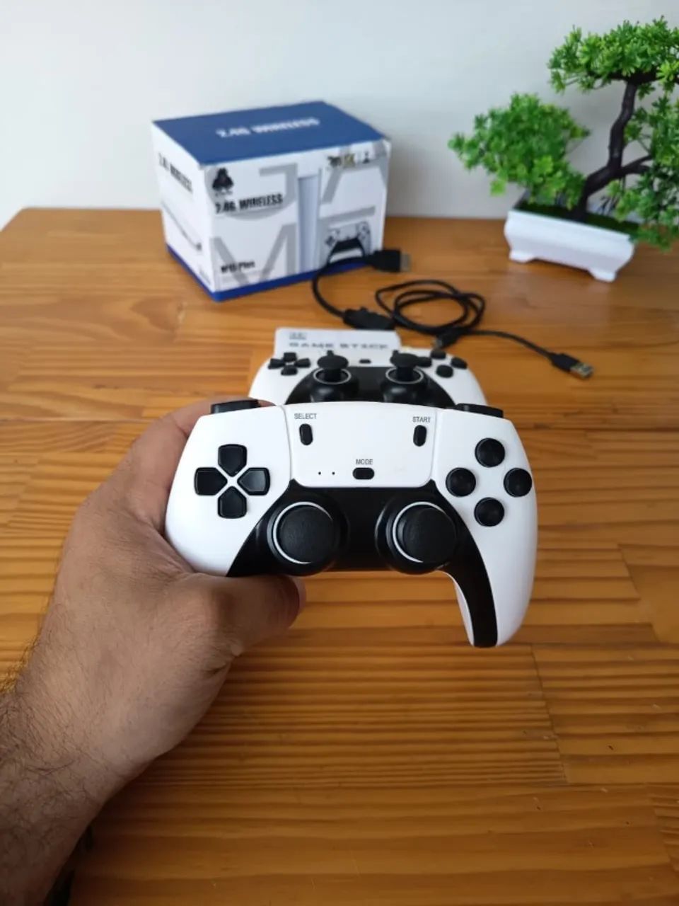 Console Game Stick Hdmi = 20 Mil Jogos + 2 Controles Sem Fio - Peças e ...