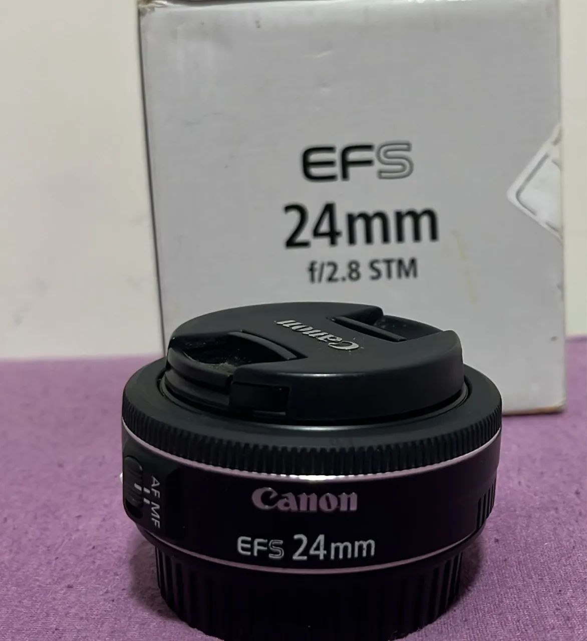 Lente Canon Ef-s 24mm F/2.8 Stm Wide Angle - Acessórios para Câmeras e ...