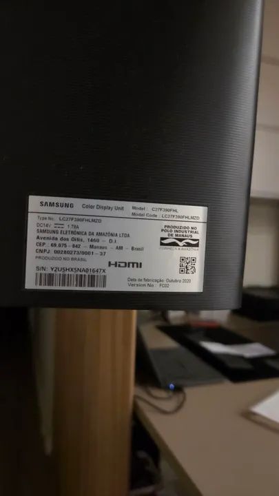 Monitor Samsung 27 polegadas Curvo Full HD - Monitores - Vila da Serra ...