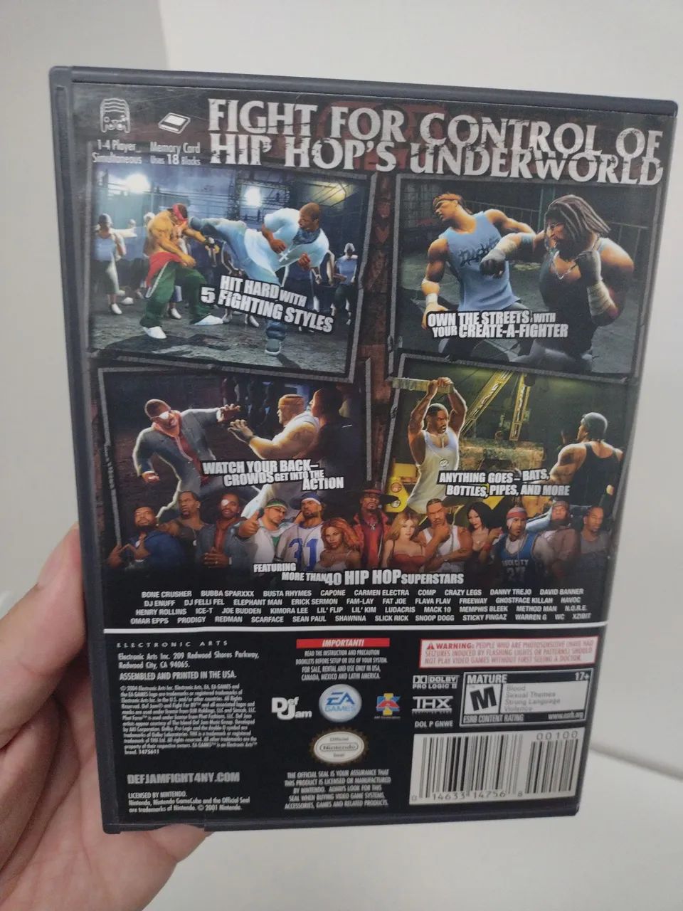 Def Jam Fight For NY GameCube - Jogos de Vídeo Game - Jardim Eldorado ...