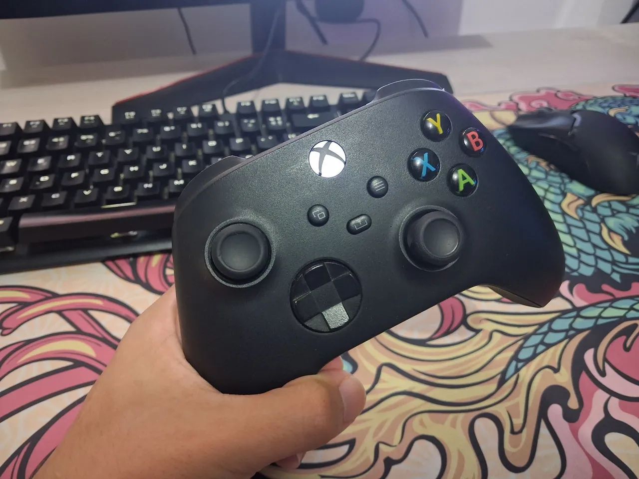 Controle Xbox Series X/S Carbon Black - Peças e Acessórios de Vídeo ...