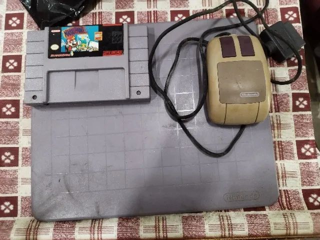 Mario Paint + Mouse e Mouse pad - Peças e Acessórios de Vídeo Game ...