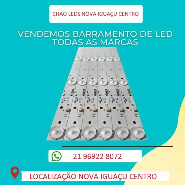 Barras de Led Para TV Várias Marcas e Modelos Novas e Testadas Pronta ...