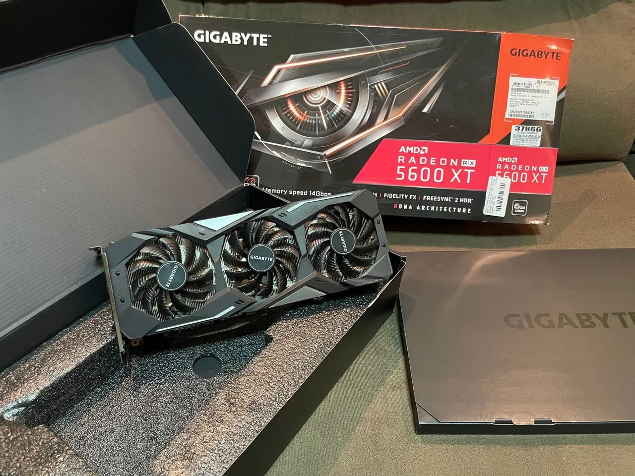 Placa de Vídeo Gigabyte RX 5600 XT - Triple FAN - Placas de Vídeo ...