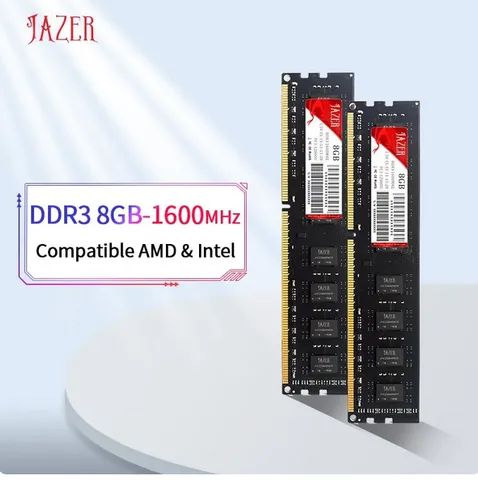 Jazer Memória Ram Ddr3 1600MHz - Memória RAM - Quintino Cunha ...