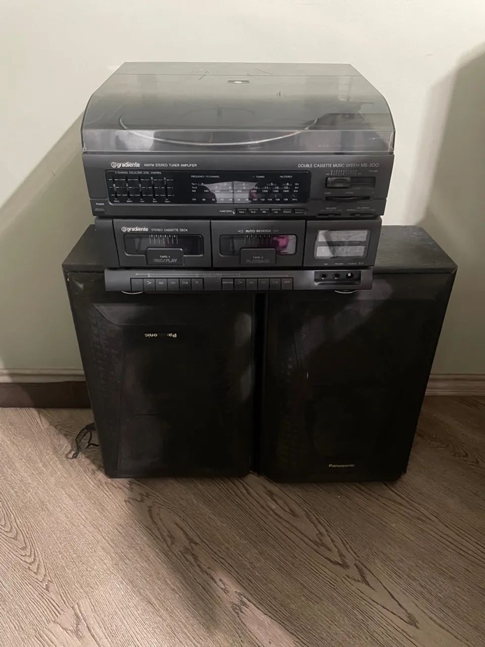 Som Gradiente MS-300 com toca discos - Aparelhos de Som - Socorro, São Paulo 1402578221 | OLX