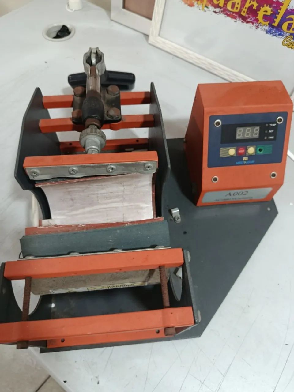 Prensa Térmica para Canecas - Sublimação - PRECISA TROCAR REFIL ...