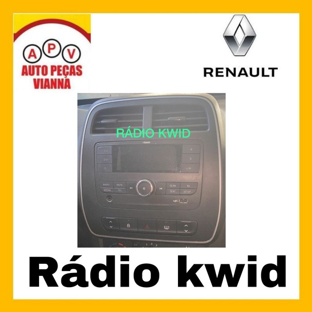 "radio renault kwid" no Brasil
