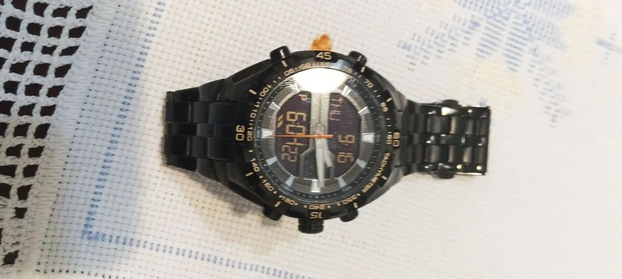 Relógio technos digital e analógico preto galvanizado - Smartwatches ...