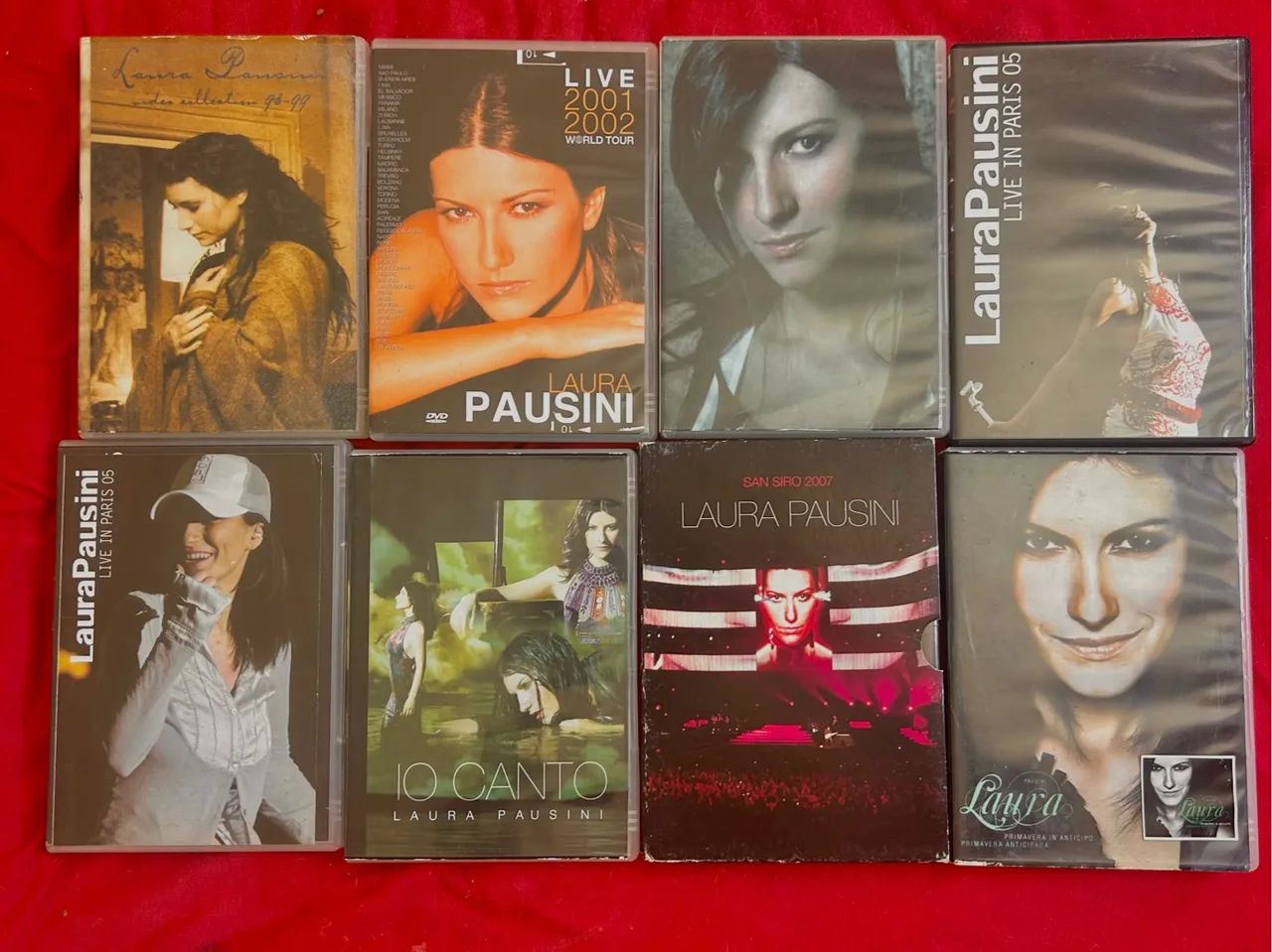 Coleção de DVDs da Laura Pausini - DVD, Blu-Ray e Vídeo Cassete ...