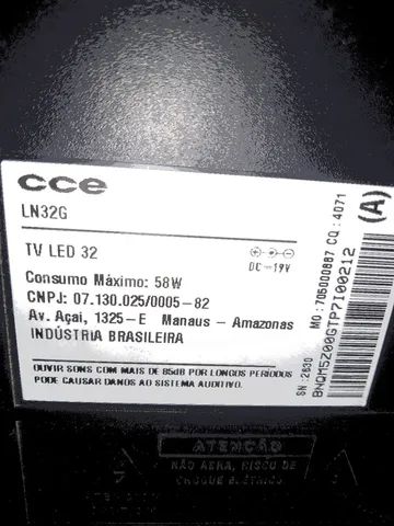 "tv led 32 cce" no Brasil