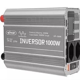 Inversor de Tensão Automotivo Knup KP-584A 1000w 12V x 220V Conversor Onda Senoidal Pura ...
