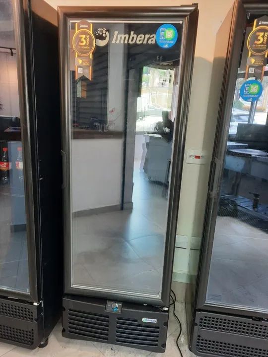 Freezer Imbera Preto Porta de vidro - Gastronomia e Hotelaria - Vila ...