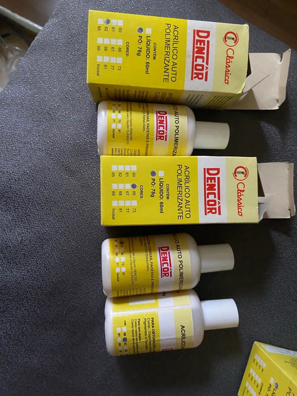 Resina Dencôr Acrílica Auto Pó e Líquida 60ml Clássico - Equipamentos ...