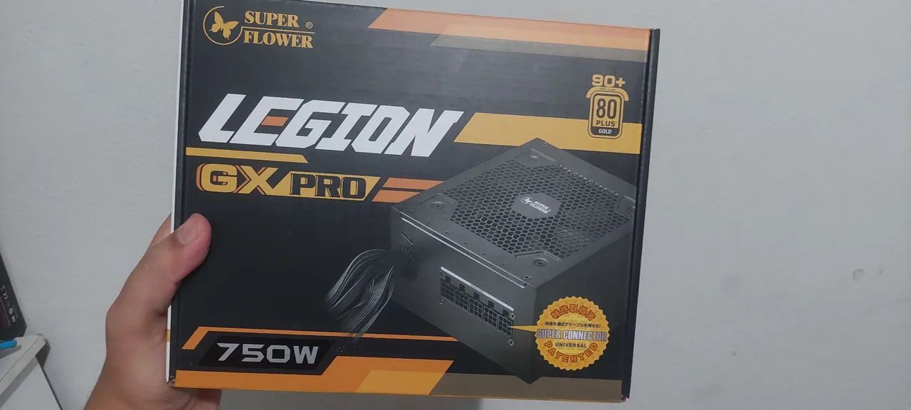 Fonte LEGION GX PRO 750W, 80 Plus Gold, PFC Ativo, Semi-Modular - Peças ...