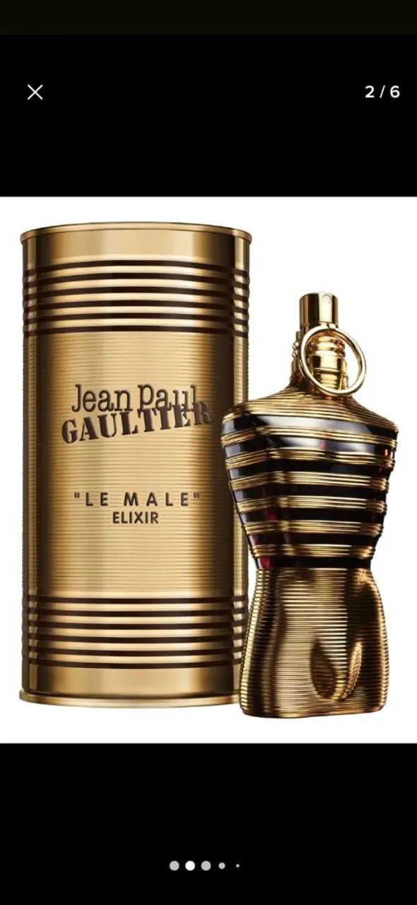 Perfume Jean Paul Gaultier Le Male Elixir Masculino Original 125ml ...