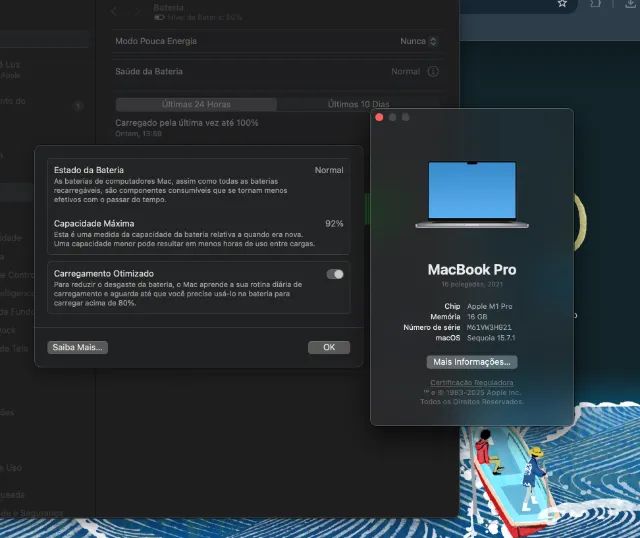 MacBook Pro 16" com chip M1 Pro | 16 GB RAM | 512 GB SSD - Notebooks ...
