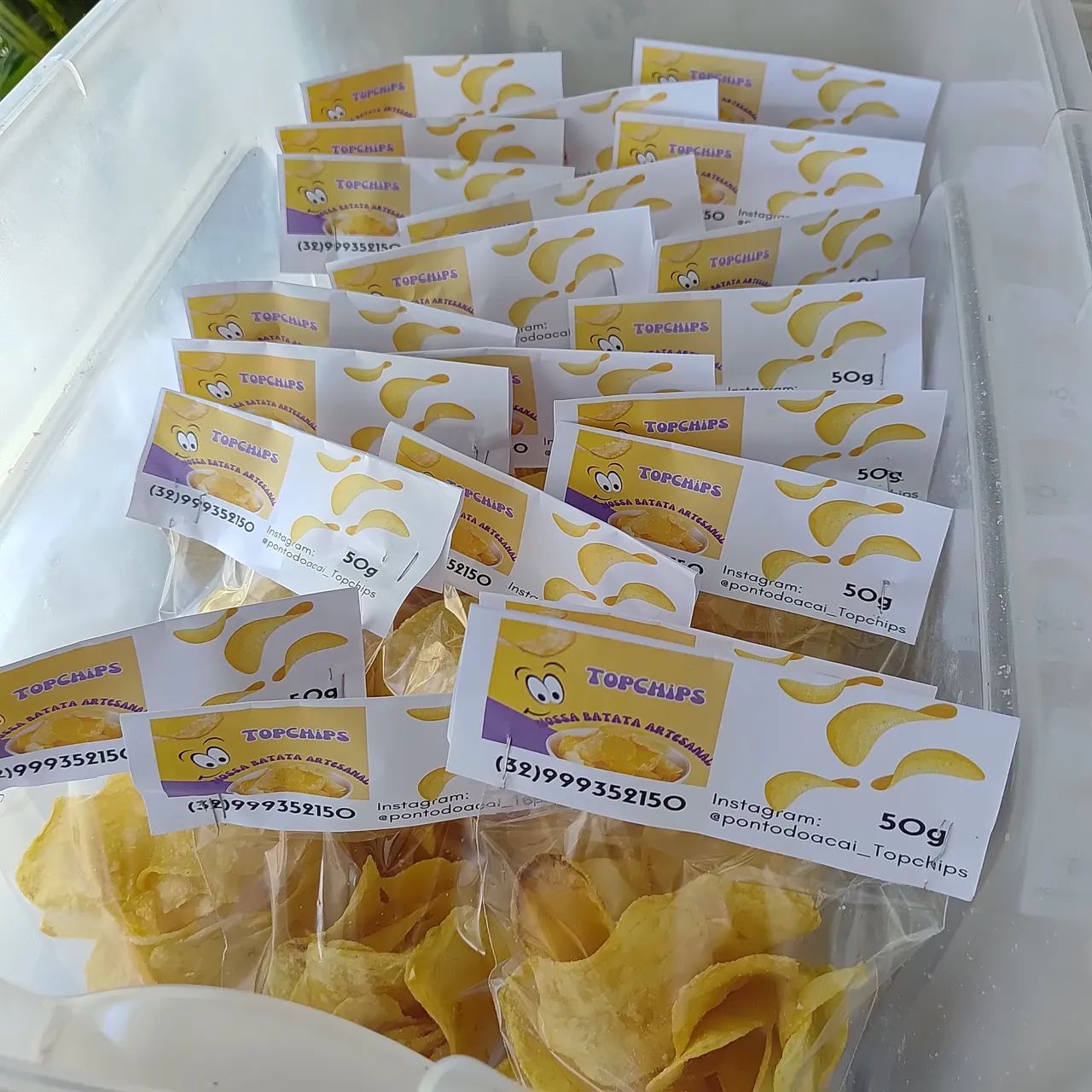 Topchips, batata artesanal em unidades e atacado - Trailers e carrinhos ...