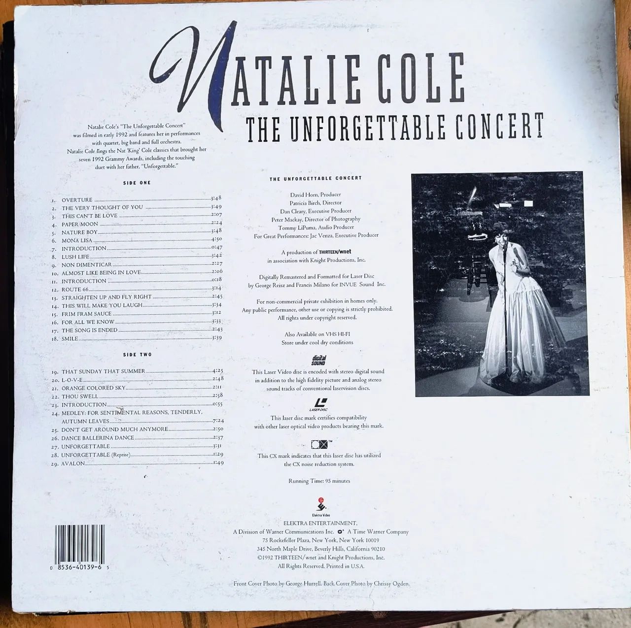 LASER DISC tenho vários títulos, Tom Jobim e Gal Costa, Natalie Cole ...